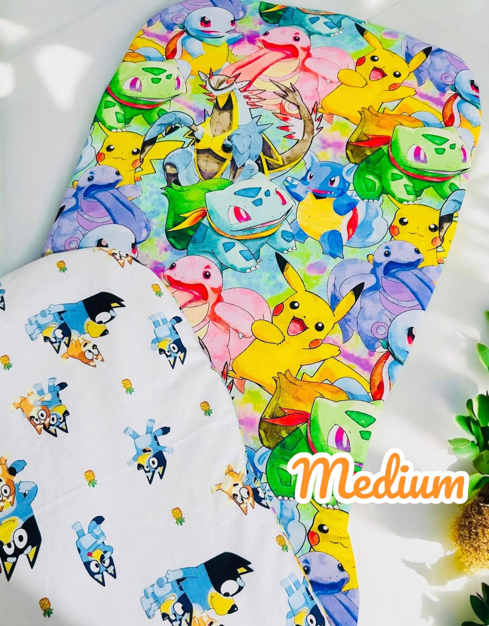 Bluey White / Pokemon Medium – Avabub_Handmade